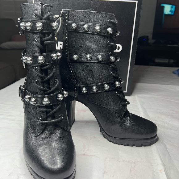 Karl Lagerfeld | Shoes | Karl Lagerfeld Paris Lennon Boots | Poshmark